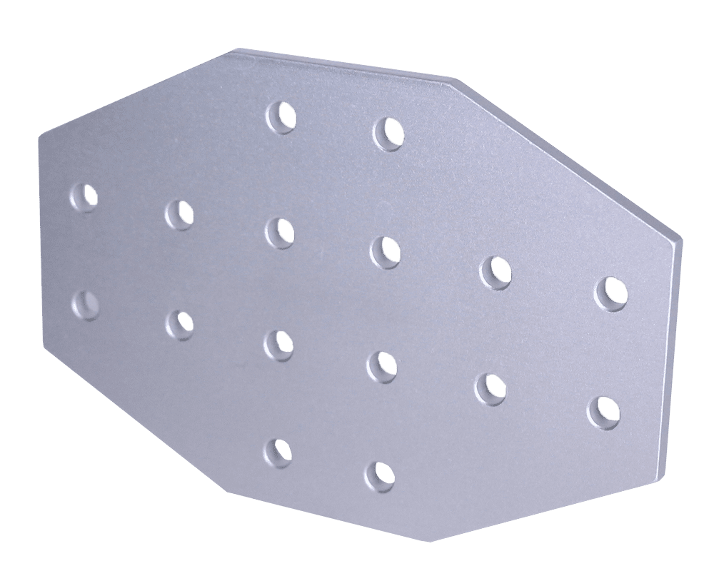 Tslots 15S 16 Hole Cross Joining Plate - Part #653200