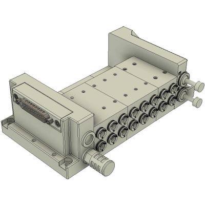 Airtac 6D D-Sub Valve Manifold 20 Station Assembly, 6mm PTC Port - Part ...