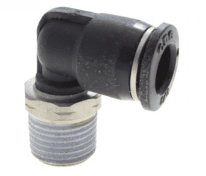 PTC, Male Hex Elbow Compact 1/8" x 10-32 - Part # PL1/8-UC