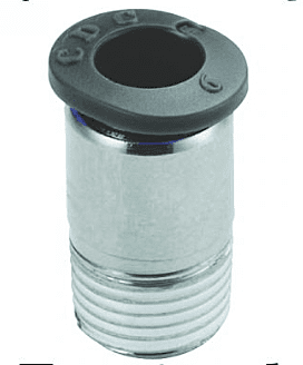 MALE CONNECTORS | Nickel Plated Brass Pneumatic Fittings