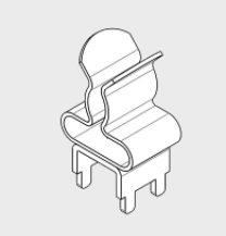 Icotek PCB-4-V-6,8/SKL 6 - 8 EMC Shield Clamp for printed circuit ...