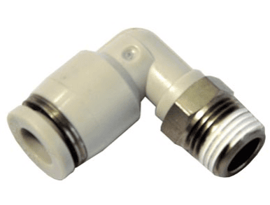 Airtac Male Elbow 6mm OD x M5 - Part # PL6M5-M