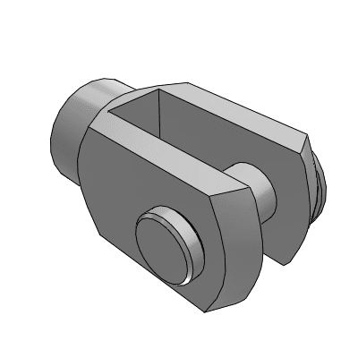 Airtac NACQ Compact Cylinder Y Knuckle Mounting Bracket - Part # F-NACQ12Y