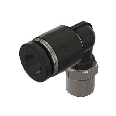 Airtac Male Elbow 10mm OD x 1/8 PT - Part # PL1001D